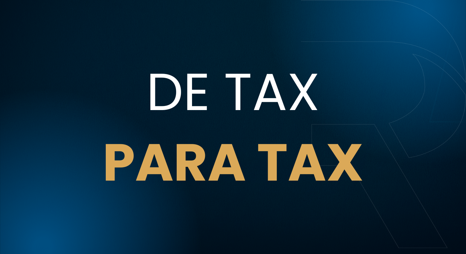 De Tax para Tax